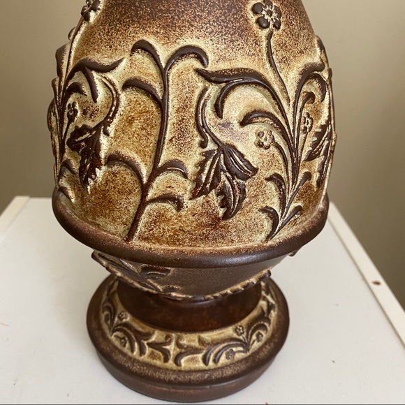 Accents | New Detailed Rust Colored Vase | Poshmark